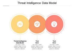 Threat Intelligence Data Model Ppt Powerpoint Presentation Model