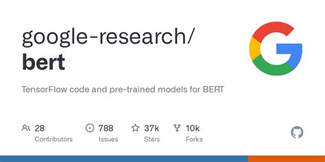 Github Google Research Bert Tensorflow Code And Pre Trained Models For Bert