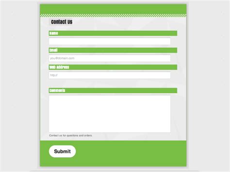 Web Form Builder Templates Page 6 Coffeecup Software Store