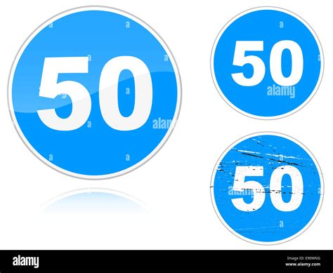 Variants A Minimum Speed Limit Road Sign Stock Photo Alamy