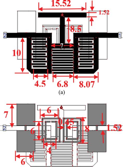 Layout Of Proposed Bpf Unit Mm A Signal Plane View B Ground Download Scientific Diagram