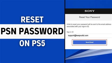 How To Reset Psn Password If Forgotten On Ps5 Full Guide Youtube