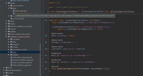 Observable List Isn T A Valid Override Of Issue Mobxjs Mobx Dart Github