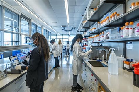 Explore The Intersection Of Science And Technology Generative Ai Premium Ai Generated Image