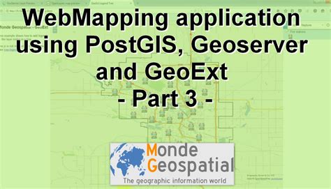 Webmapping Application Using Postgis Geoserver And Geoext Part 3