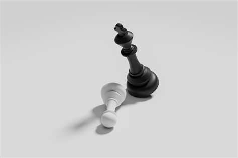 premium photo chess pawn and pieces on a board background