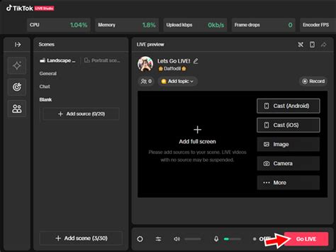 How To Use Stream OBS Studio With TikTok