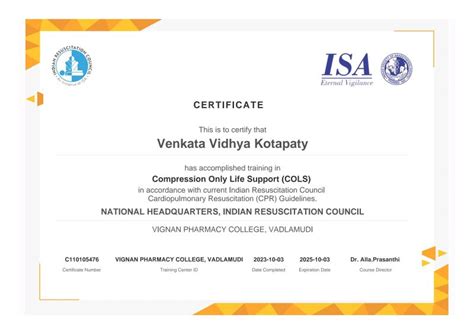 Venkata Vidhya On Linkedin Cpr