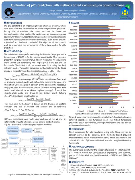 Pdf Evaluation Of Pka Prediction With Methods Based Exclusively On