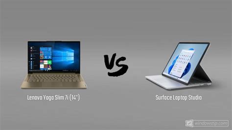 Lenovo Yoga Slim 7i 14 Vs Surface Laptop Studio Full Specs Comparison