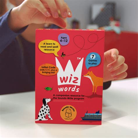 Initial Code Wiz Words Card Game Sounds Write