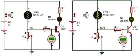 Circuit Diagram Ldr Ldr Circuit Lm358 Light Using Opamp Resistor Detector Dependent Breadboard