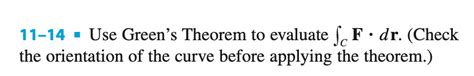 Solved Use Green S Theorem To Evaluate CFdr Chegg