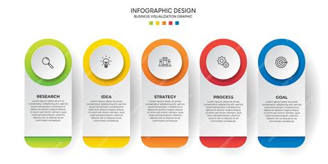 Premium Vector Steps Business Data Visualization Timeline Process Infographic Template Design