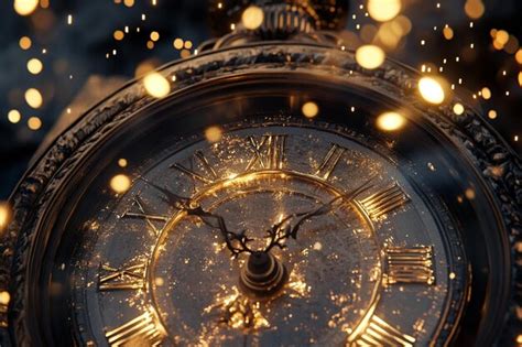 New Years Eve Countdown Clock Premium Ai Generated Image
