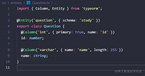 Nestjs Typeorm 尝试动态建表通过 Form 表单操作，进行建表和对数据的增删改查 本文将用 Type 掘金
