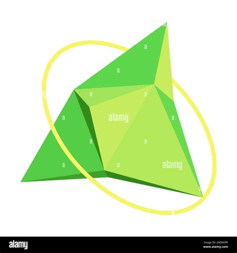3d triangular model cut out stock images and pictures alamy
