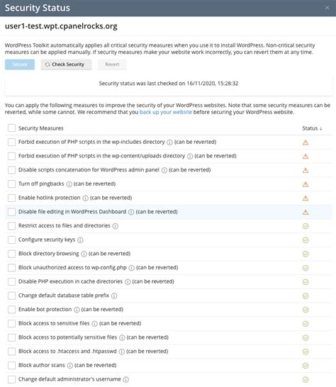Wordpress® Hardening One Click Security With Cpanel Vab