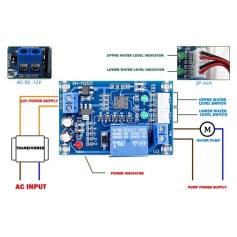 Sensor Ketinggian Air Module Otomatis Pompa Air Liquid Water Level
