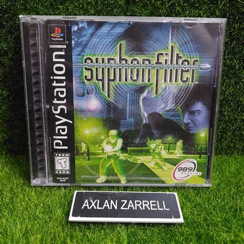 Original Ps1 Psone Game Syphon Filter Video Gaming Video Games