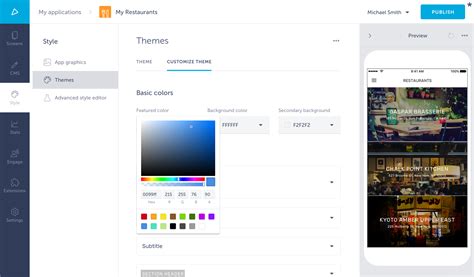 Theme Variables Reference Shoutem Developers