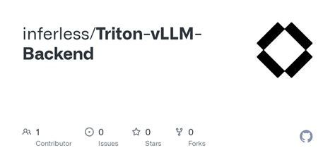 GitHub Inferless Triton VLLM Backend