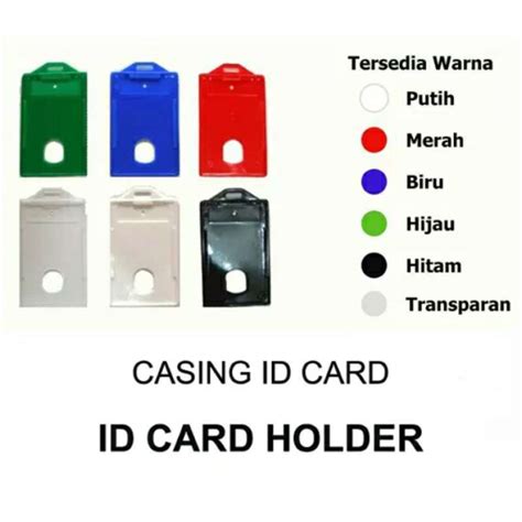 Jual Casing Id Card Tempat Id Card Card Holder Name Tag Standard Di Seller Nemonlinestore
