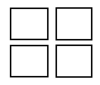 Html Bootstrap Four Box Layout With Margin Stack Overflow