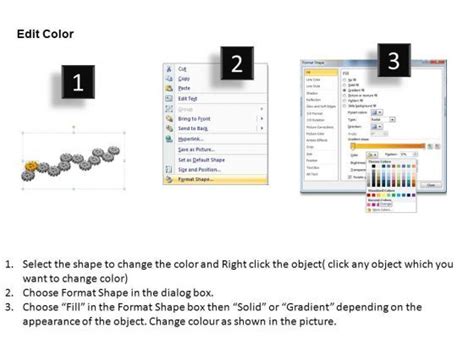 PowerPoint Slidelayout Teamwork Gears Process Ppt Slide