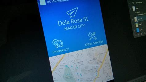 road assistance app on behance
