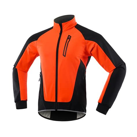 Cycle Men Cycle Jacket Waterproof Windproof Thermal Fleece Bike Jersey