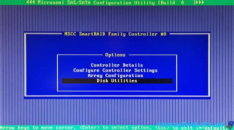 physical disks not detected by the adaptec smartraid 3154 8i8e
