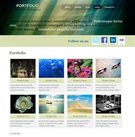 70 Free XHTML CSS Templates Download Now Graphic Design Junction