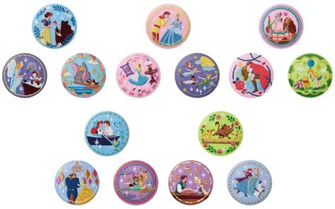 駿河屋 【box】[再販予約] Disney Characters 刺繍缶バッジビスケット（雑貨）