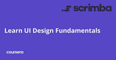 learn ui design fundamentals coursera