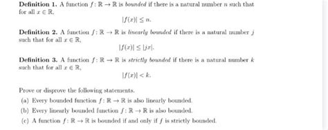 solved definition 1 a function f r→r is bounded if there is