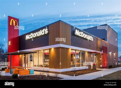 Moderne Mcdonalds Restaurant