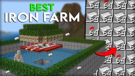 Best 1 20 Iron Farm Tutorial In Minecraft Bedrock Mcpe Xbox Ps4 Nintendo Switch Pc Youtube