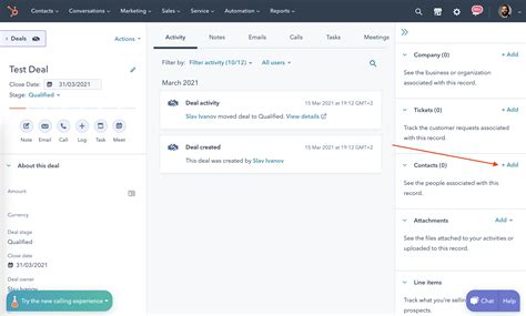 trigger hubspot deal stage match encharge knowledge base