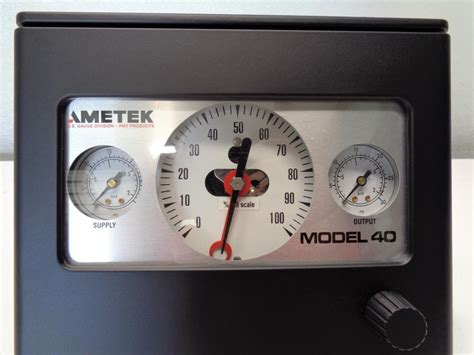 Ametek Model 40 Pneumatic Pressure Controller 11kj5120 3090bl