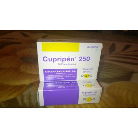 Cuprenil Cupripen 250 4 Cutii X 30 Capsule Arhiva Okaziiro