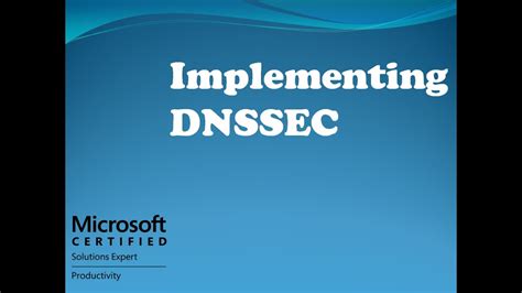 Dnssec How To Configure Dnssec On Windows Server 2016 Youtube