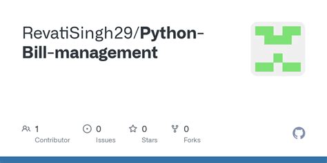 Github Revatisingh29 Python Bill Management