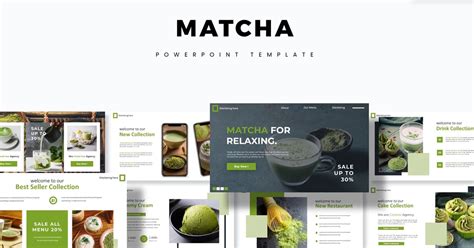 Matcha Powerpoint Template Incl Bright And Clean Envato