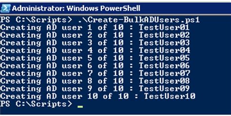 Create AD User Using Powershell Script