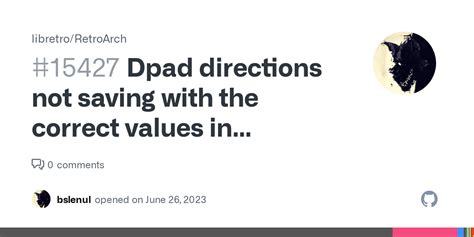 dpad directions not saving with the correct values in retroarch cfg
