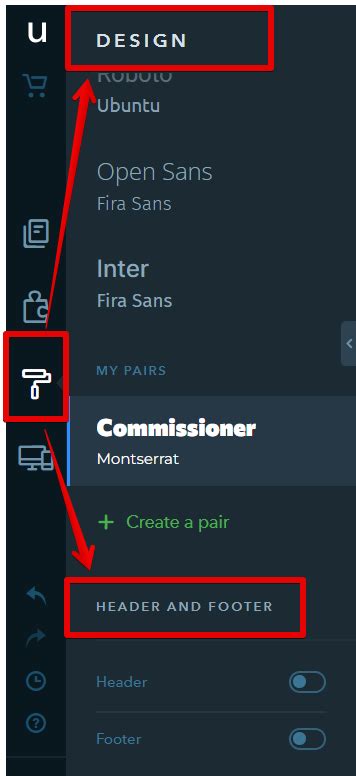 How To Сreate Your Own Header And Footer Ukit Knowledge Base