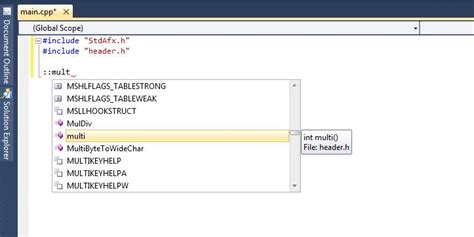 C Visual Studio To Show Function Maincpp Stack Overflow