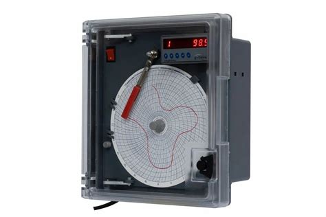 6 Inch 1 Pen Circular Chart Recorder With Display Circular Chart