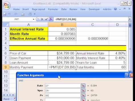 Excel Basics 4 Formulas And Functions YouTube